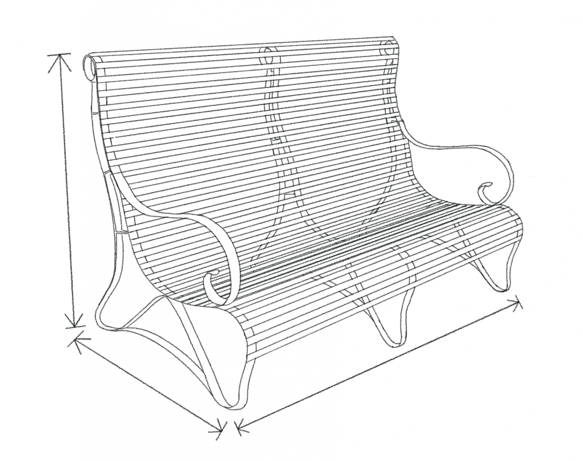 Roll Top Benches – Home and Garden Ironwork